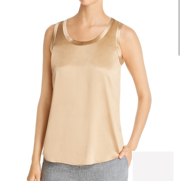 Lafayette 148 New York | Tops | Perla Luxe Reversible Silk Charmeuse ...
